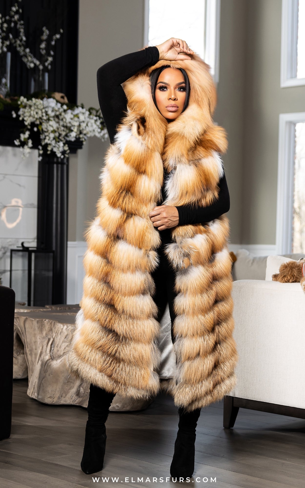 Red Fox Vest – ElMar's Furs